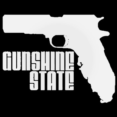 Gunshine State Florida Gun Decal Sticker