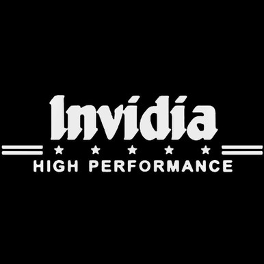 Invidia High Performance Vinyl Decal Sticker