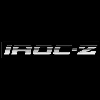 Iroc Z Windshield Banner Style 1 Decal