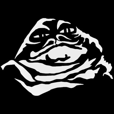 Jabba The Hutt Star Wars Vinyl Decal Sticker