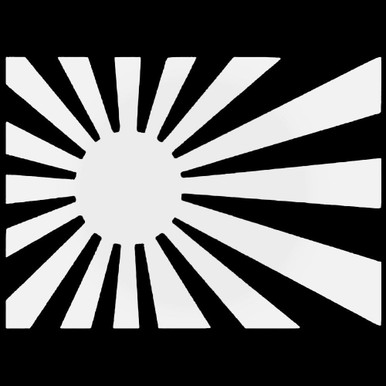 Japan Flag Rising Sun Jdm Decal Sticker