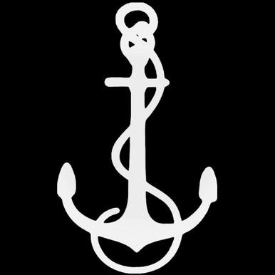 Navy Anchor Decal Sticker