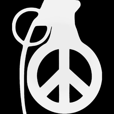 Peace Grenade Jdm Japanese Vinyl Decal Sticker