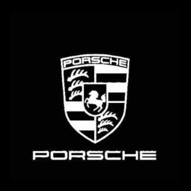 Porsche Full Emblem Decal Sticker