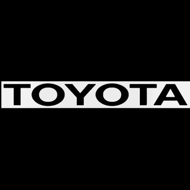 Toyota Windshield Banner 2 Vinyl Decal Sticker
