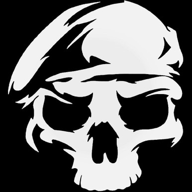 Us Army Ranger Death Skull Vinyl Decal Sticker