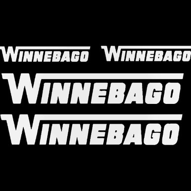 Winnebago Camper Rv Camper 4pc Vinyl Decal Sticker