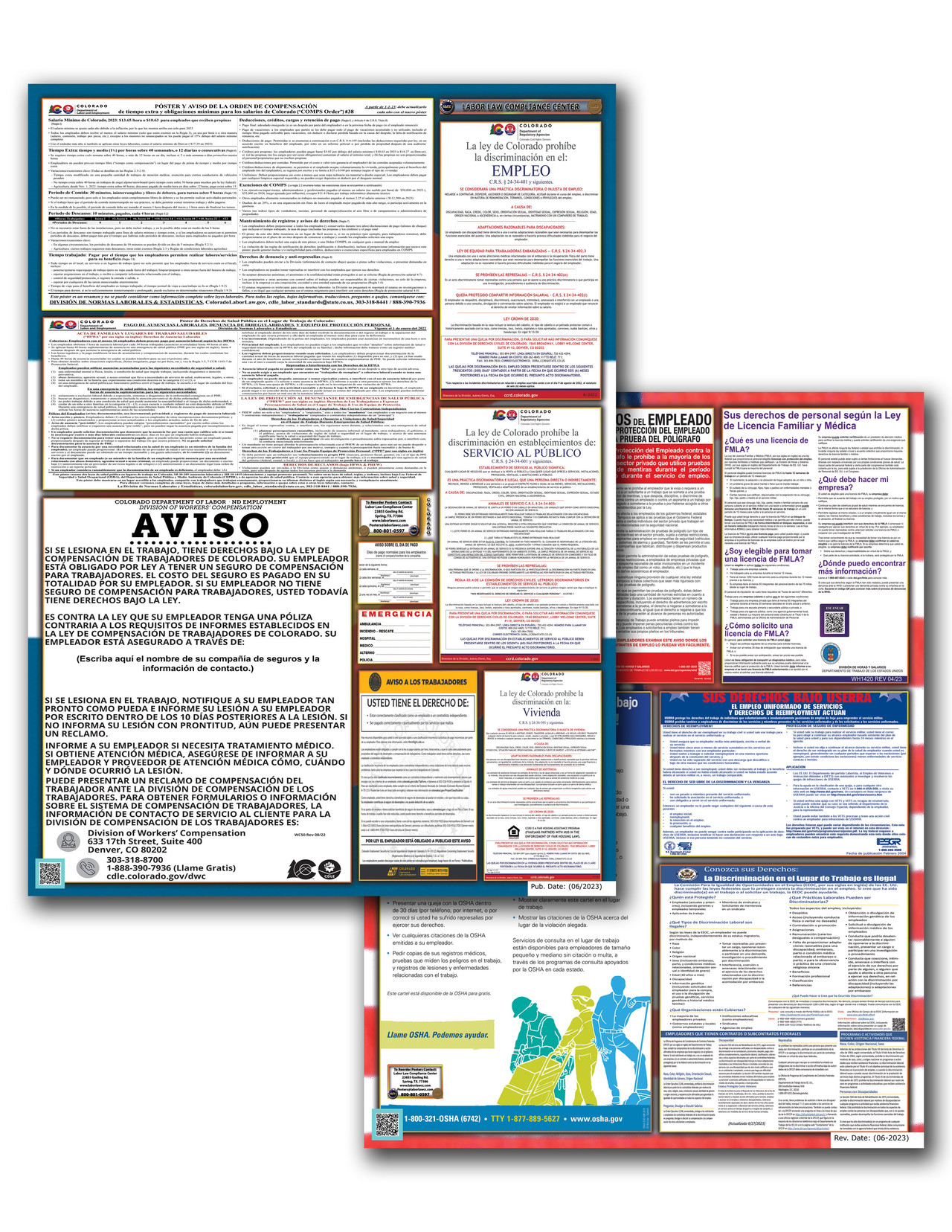 Colorado State and Federal Poster Set (2024)