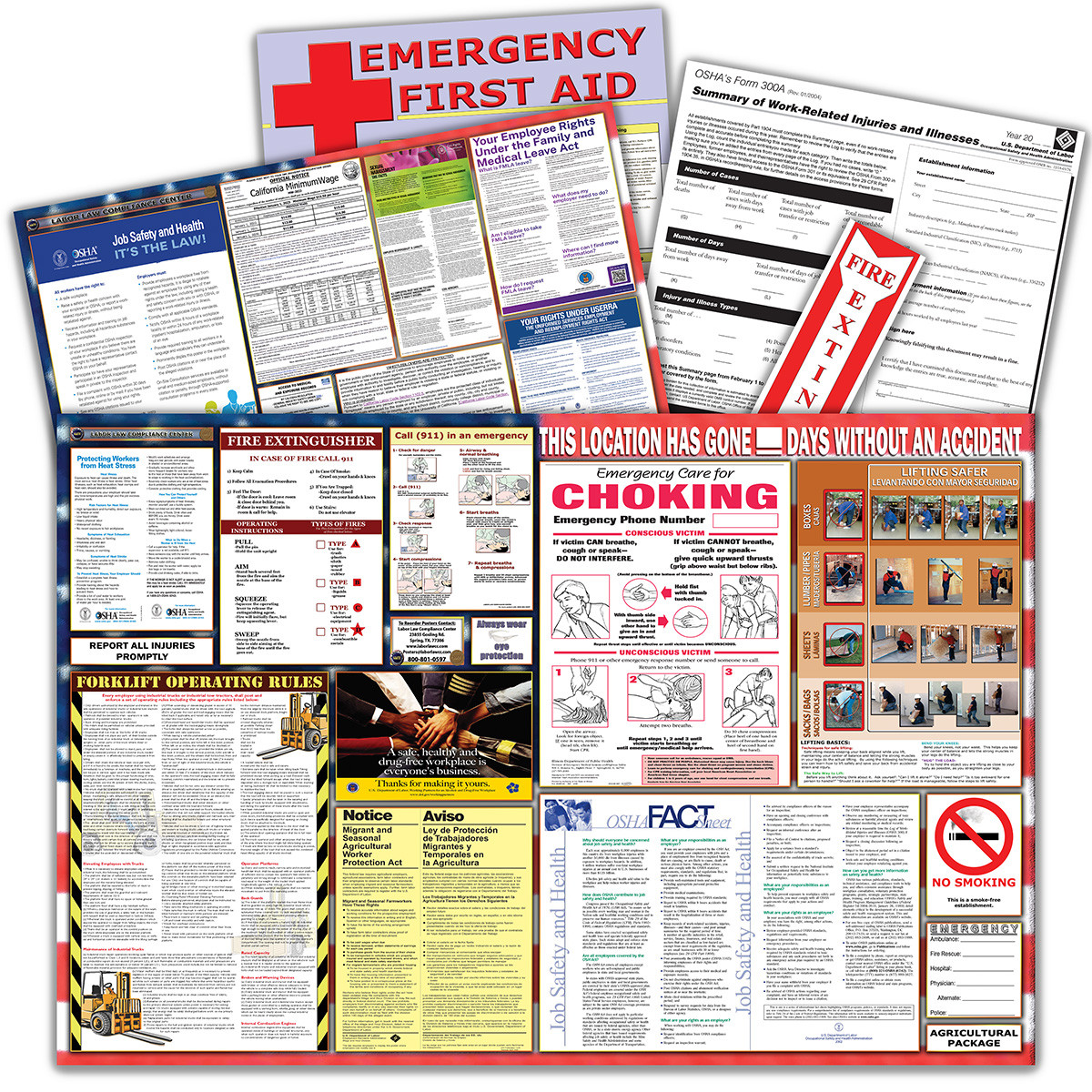 Agricultural Industry Labor Poster Package