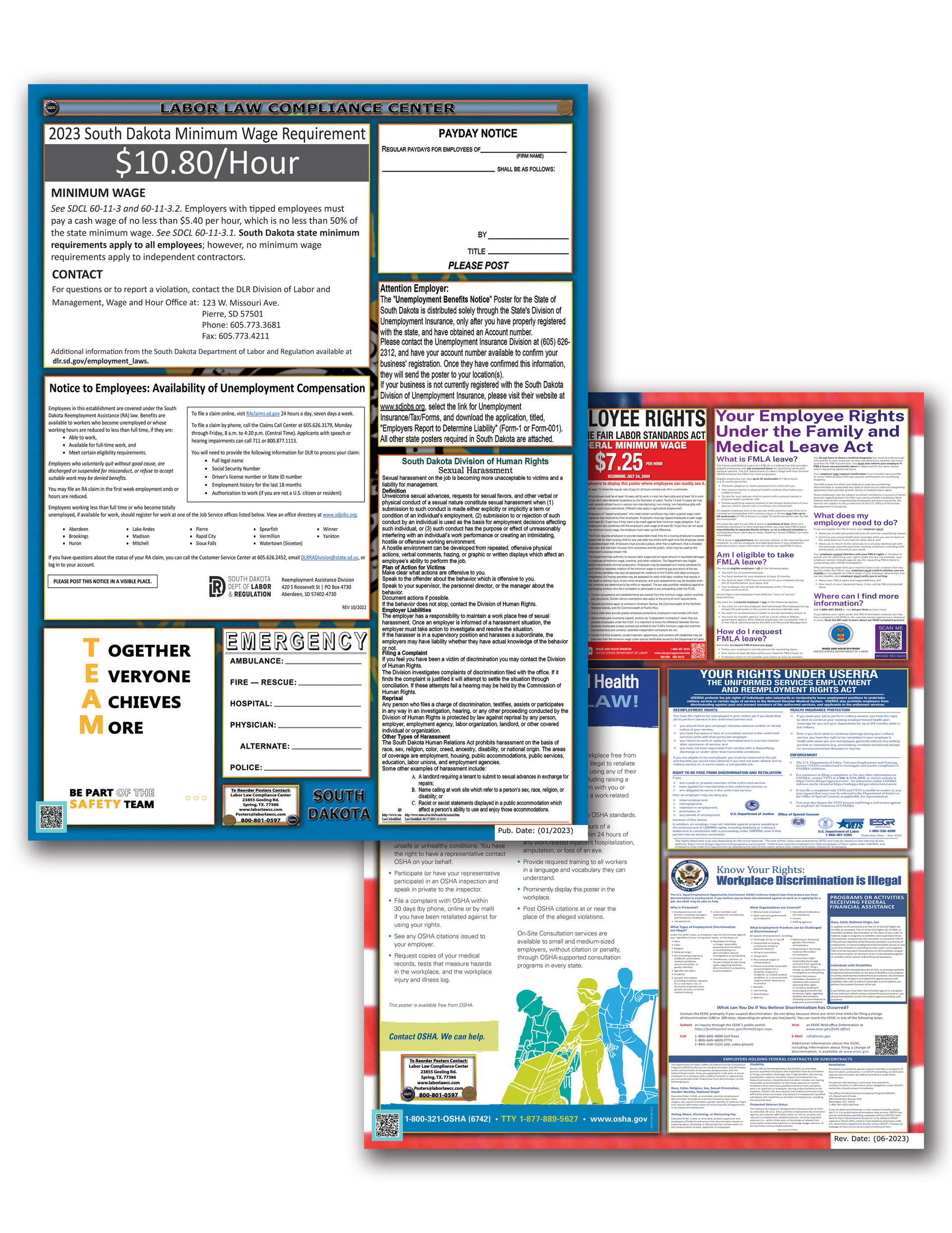 Required 2026 South Carolina State & Federal Labor Law Posters