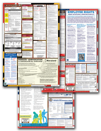 Maryland, Federal, and Federal Contractor Poster Set (2025)