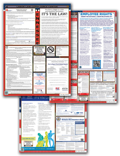Mandatory 2026 Tennessee & Federal Contractor Poster Set