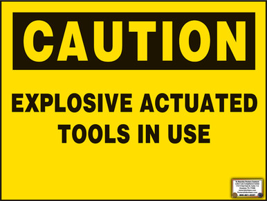 Explosive Actuated Posters