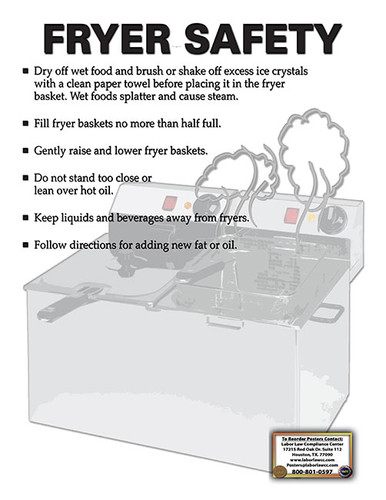 Fryer Safety Poster