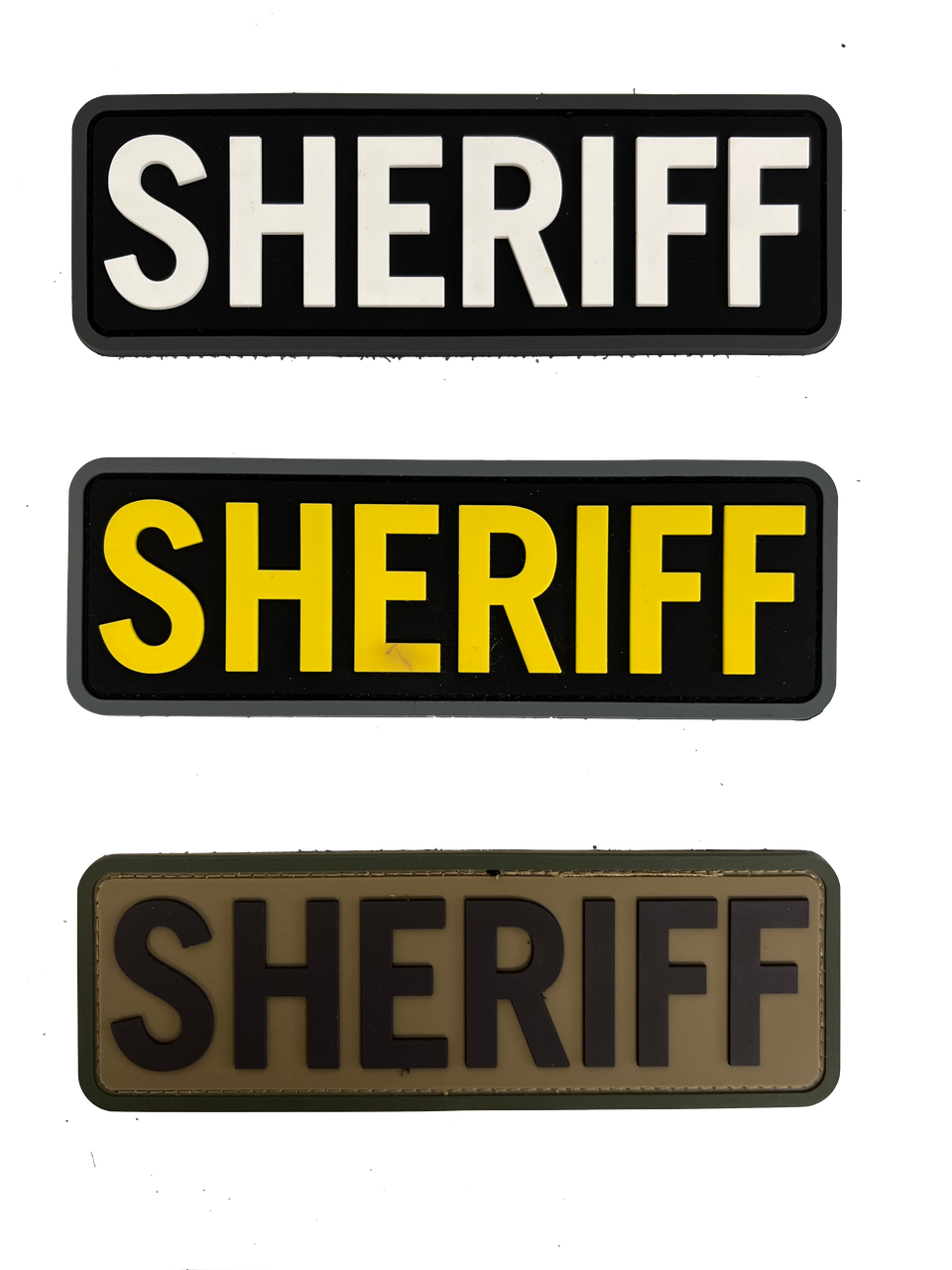 SHERIFF PVC Identification Panel Small (2"x 6")