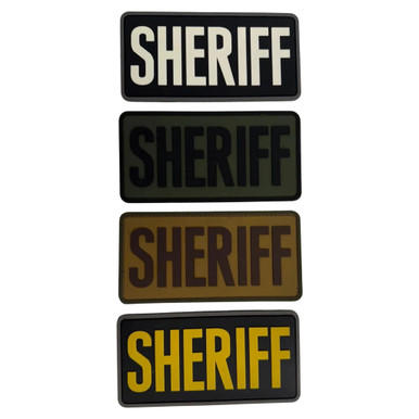 SHERIFF PVC Identification Panel | Body Armor | Blaze Defense Systems