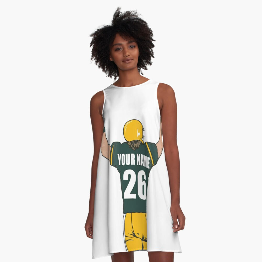 Personalized Football A-Line Dress