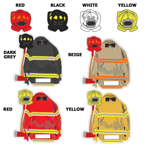 Personalized Firefighter Stickers