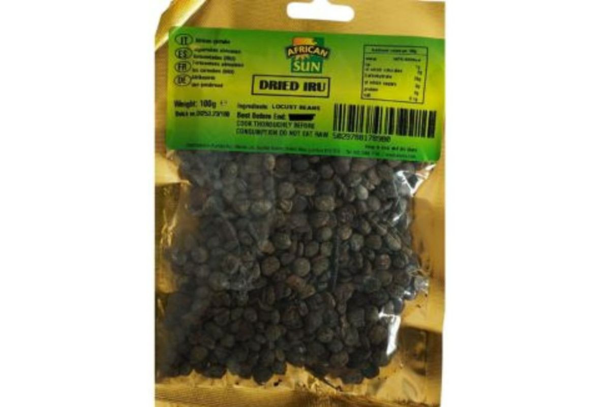 AFRICAN SUN WHOLE AND DRIED IRU (Locust Beans)