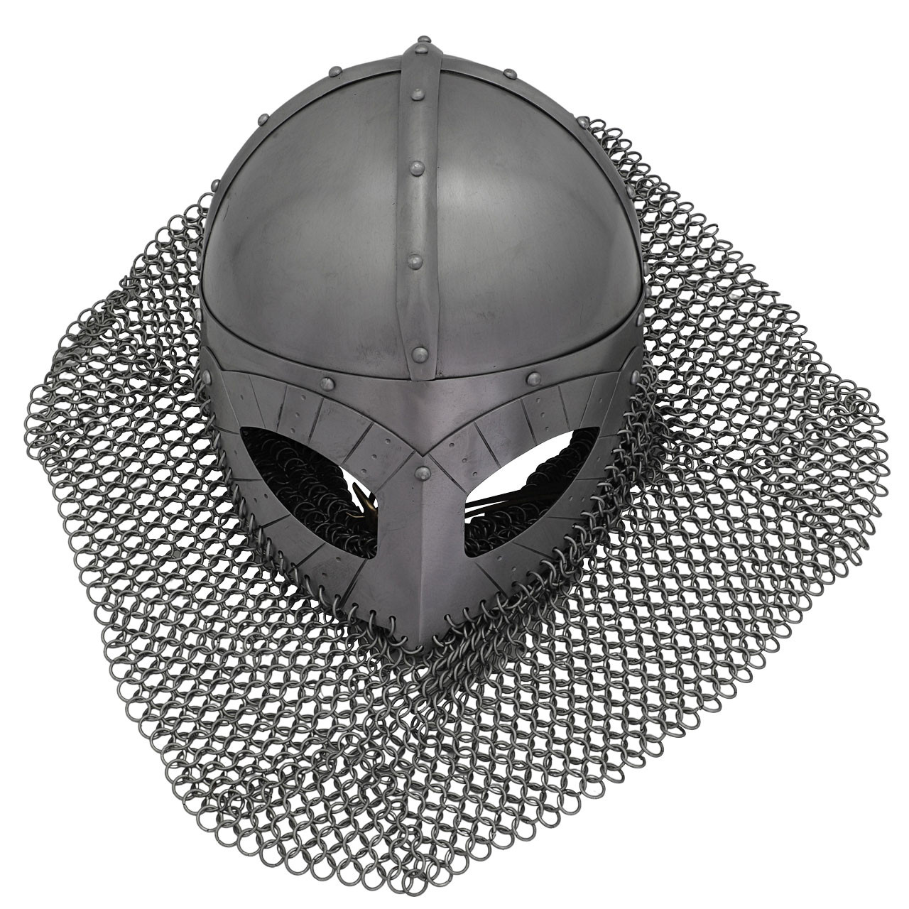 Medieval Viking Helmet with Chainmail Aventail | Historical Viking ...