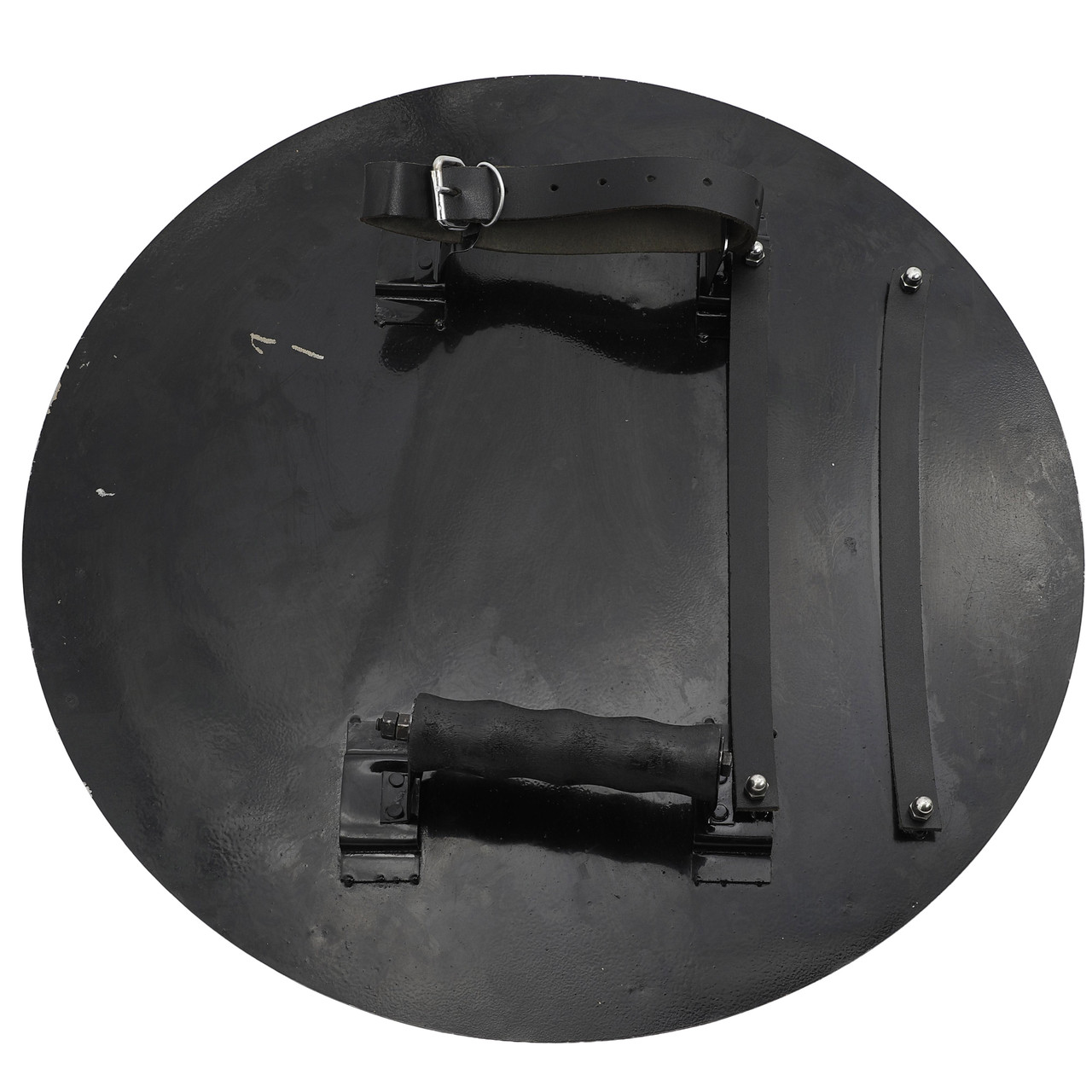 Eagle Polish Shield - Polished Mild Steel Round Shield with Belt Handle ...