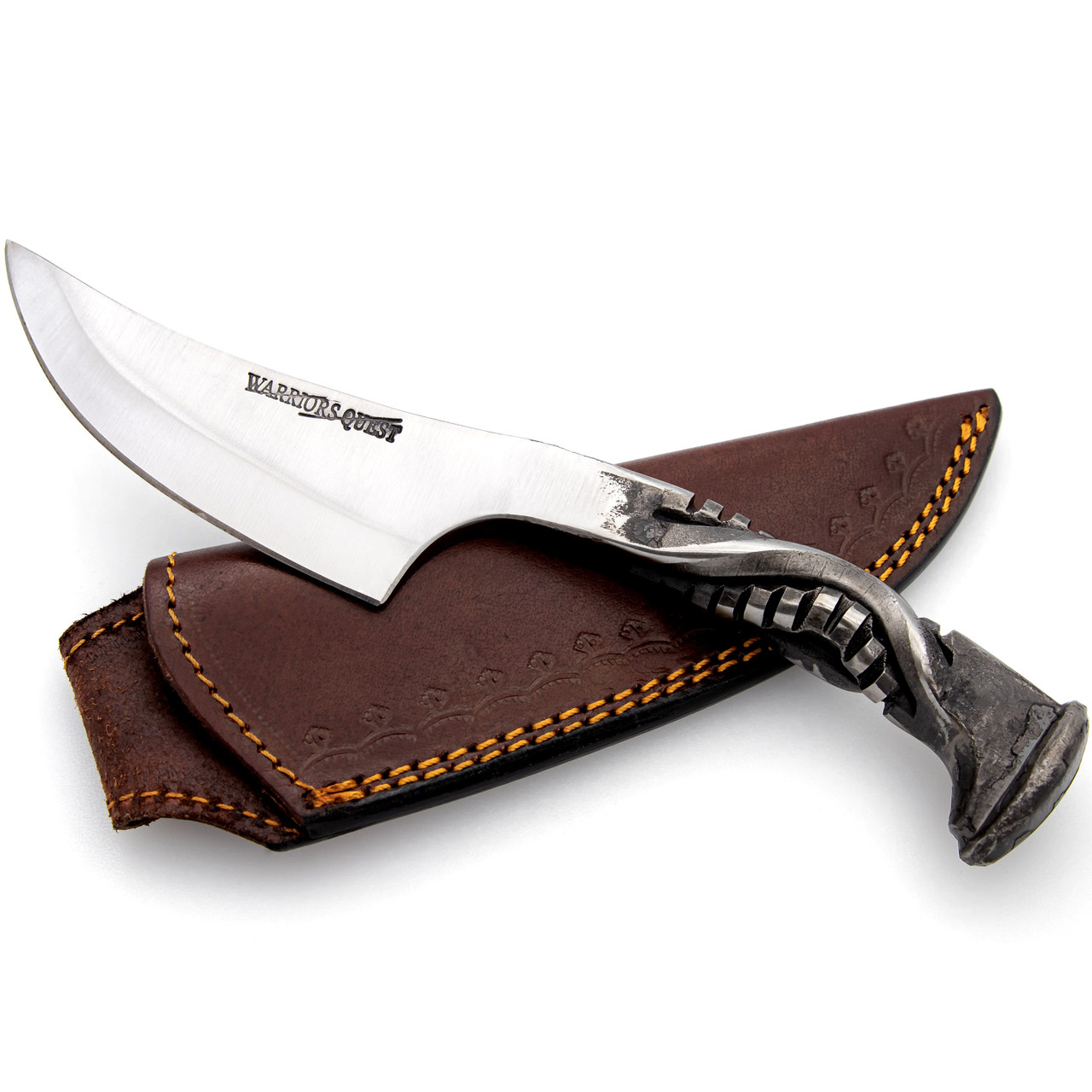 Shift Gears Railroad Spike Knife – Hand Forged Carbon Steel Trailing ...