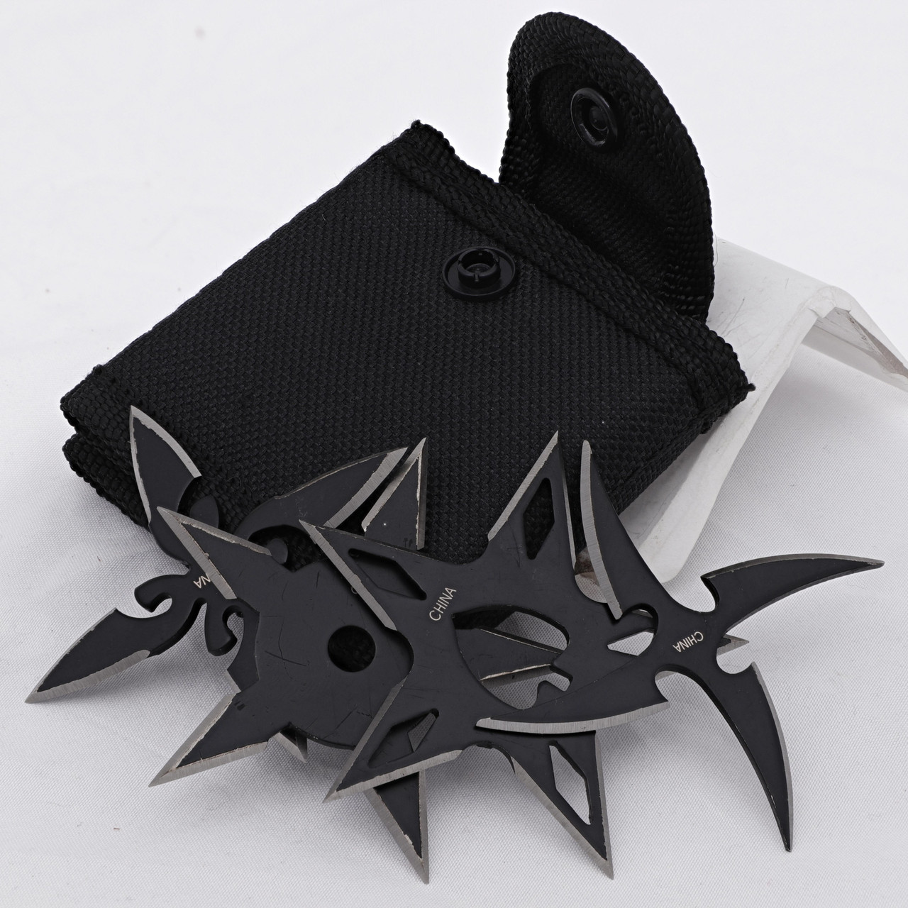 Koga Ninja Set of 4 Mixed 4 & 5 Point Shuriken Throwing Stars with ...