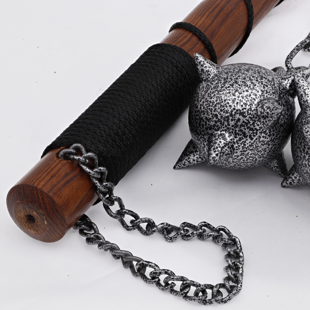 Medieval Three-Balled Spiked Flail – Classic Chain Mace Replica