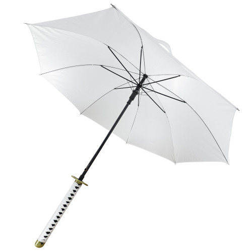 High-Quality Umbrella with Katana-Style Handle – White Canopy Design