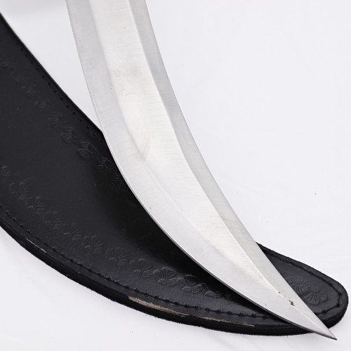 Ornate Arabian Scimitar Sword with Eagle Sheath and Gold Twisted Handle