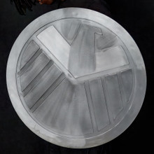 Eagle Polish Shield - Polished Mild Steel Round Shield with Belt Handle ...
