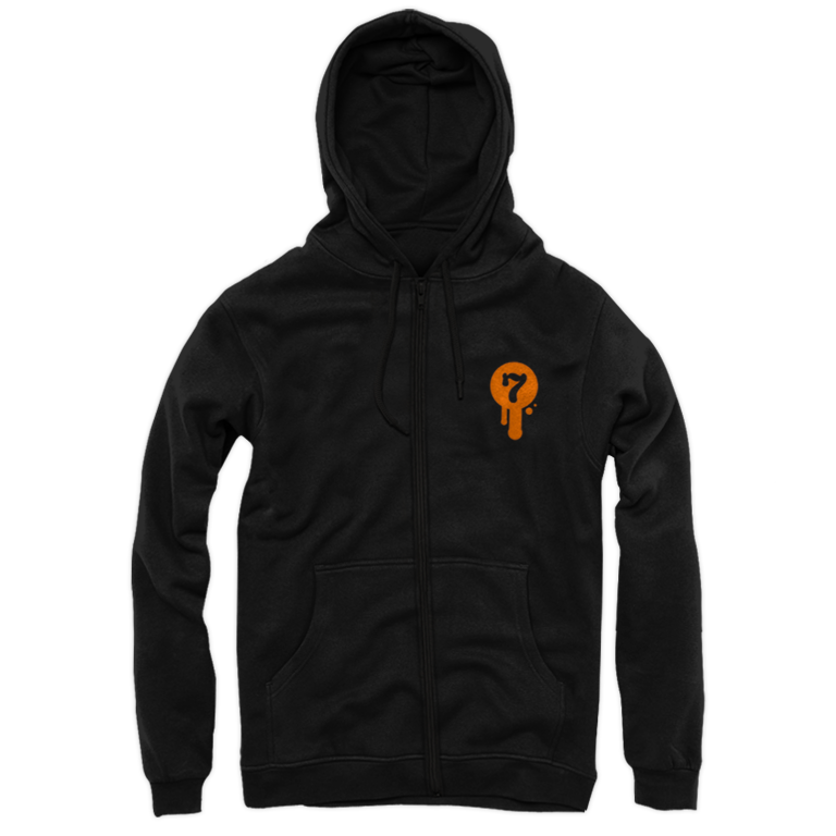 Gentleman Ghost Re-Inked Zip-Up Hoodie - Seventh.Ink