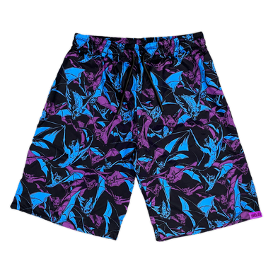 Bats Hybrid Swim Trunk/Board Shorts - Seventh.Ink
