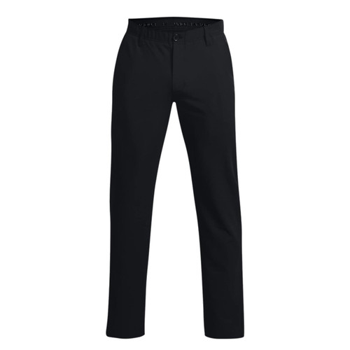 Under Armour Mens Tech Tapered Trousers Black Golfsupport