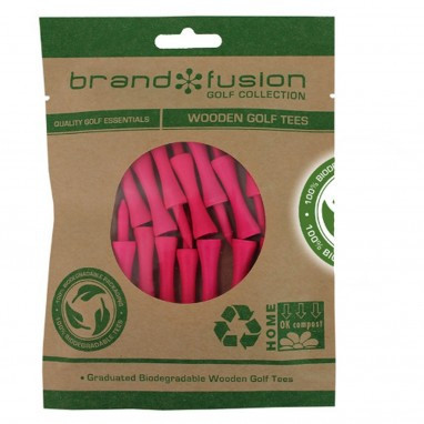 Buy now Brand Fusion Biodegradable Wooden Golf Tees - Golfsupport.com