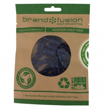 Buy now Brand Fusion Biodegradable Wooden Golf Tees - Golfsupport.com