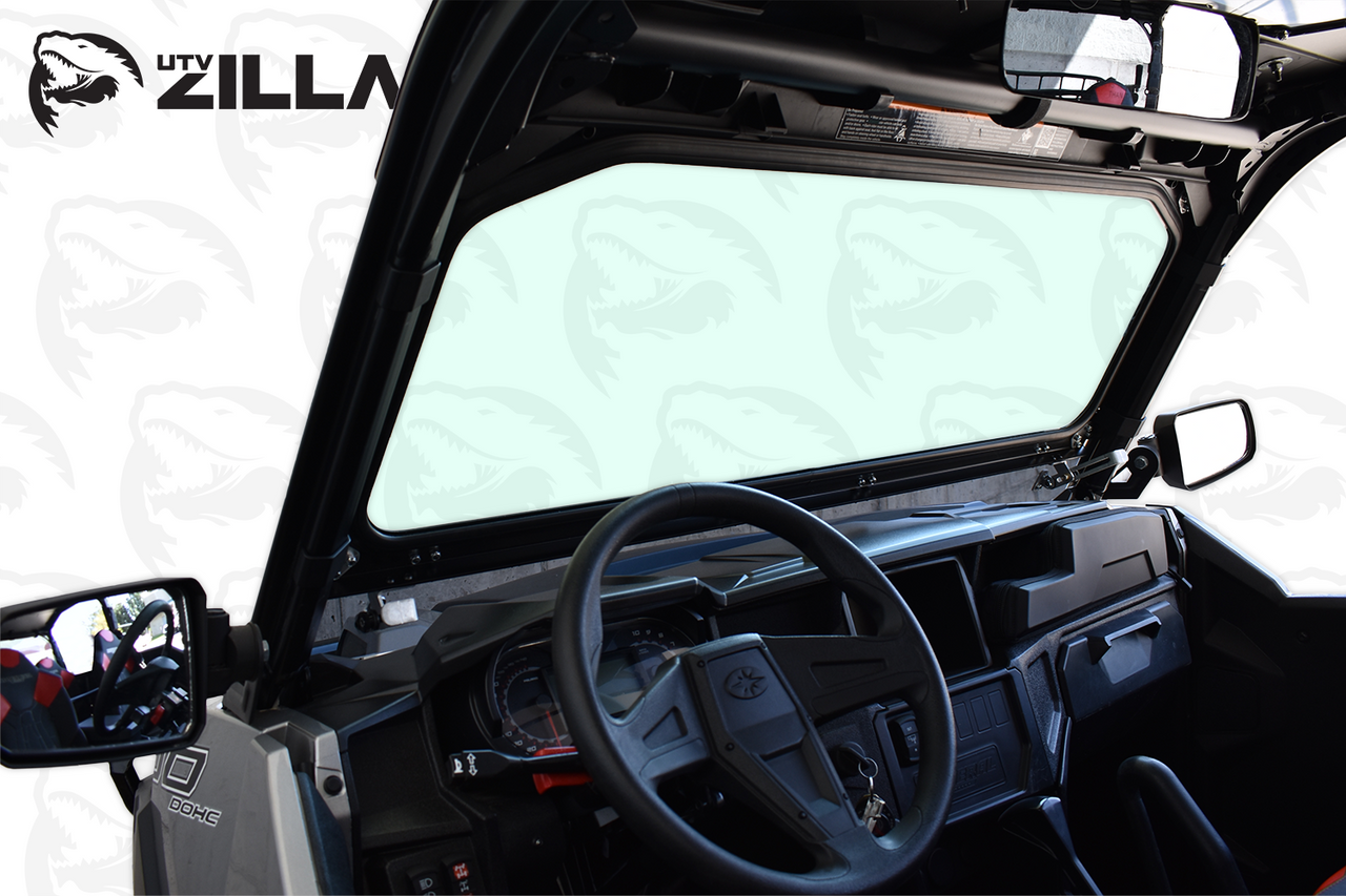 Polaris General Vented Glass Windshield Utvzilla