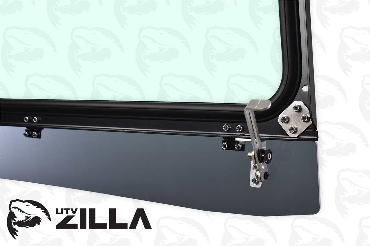 Polaris General Vented Glass Windshield Utvzilla
