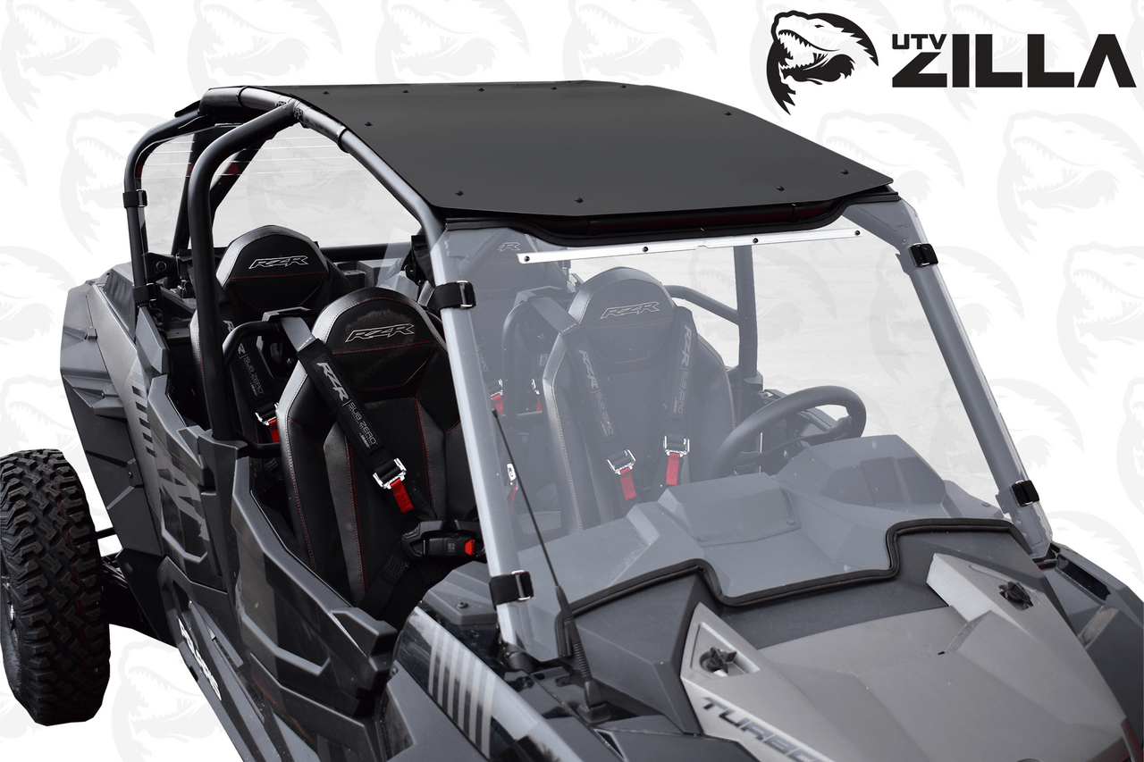 Black Aluminum Roof For Rzr 4 Turbo S Utvzilla