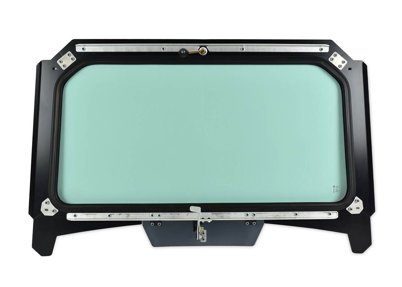 Black Vented Glass Windshield For 2019 Rzr With Wiper Utvzilla