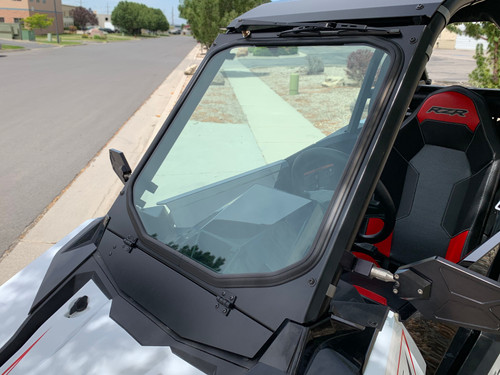 Polaris Rs1 Glass Windshield With Vent And Wiper Utvzilla