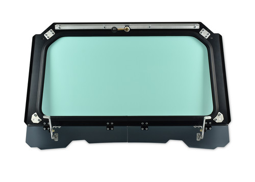 Black Vented Glass Windshield For Rzr 900 1000 Turbo With Wiper