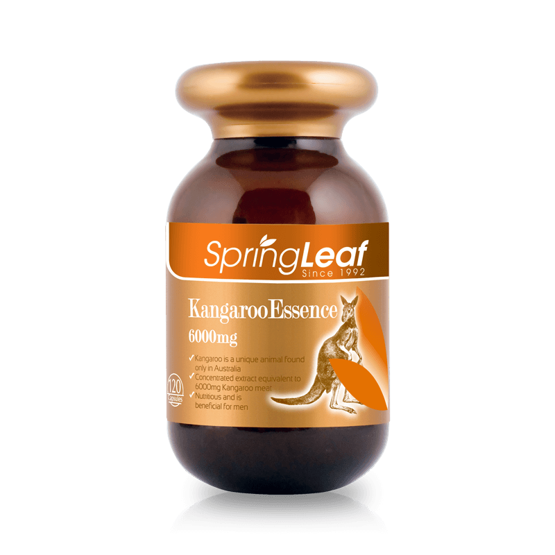 Spring Leaf Kangaroo Essence 6000mg Premium - 120 Capsules - Care ...