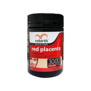 Rebirth Black Label Red Placenta Natural Plus 100 Capsules - Care ...