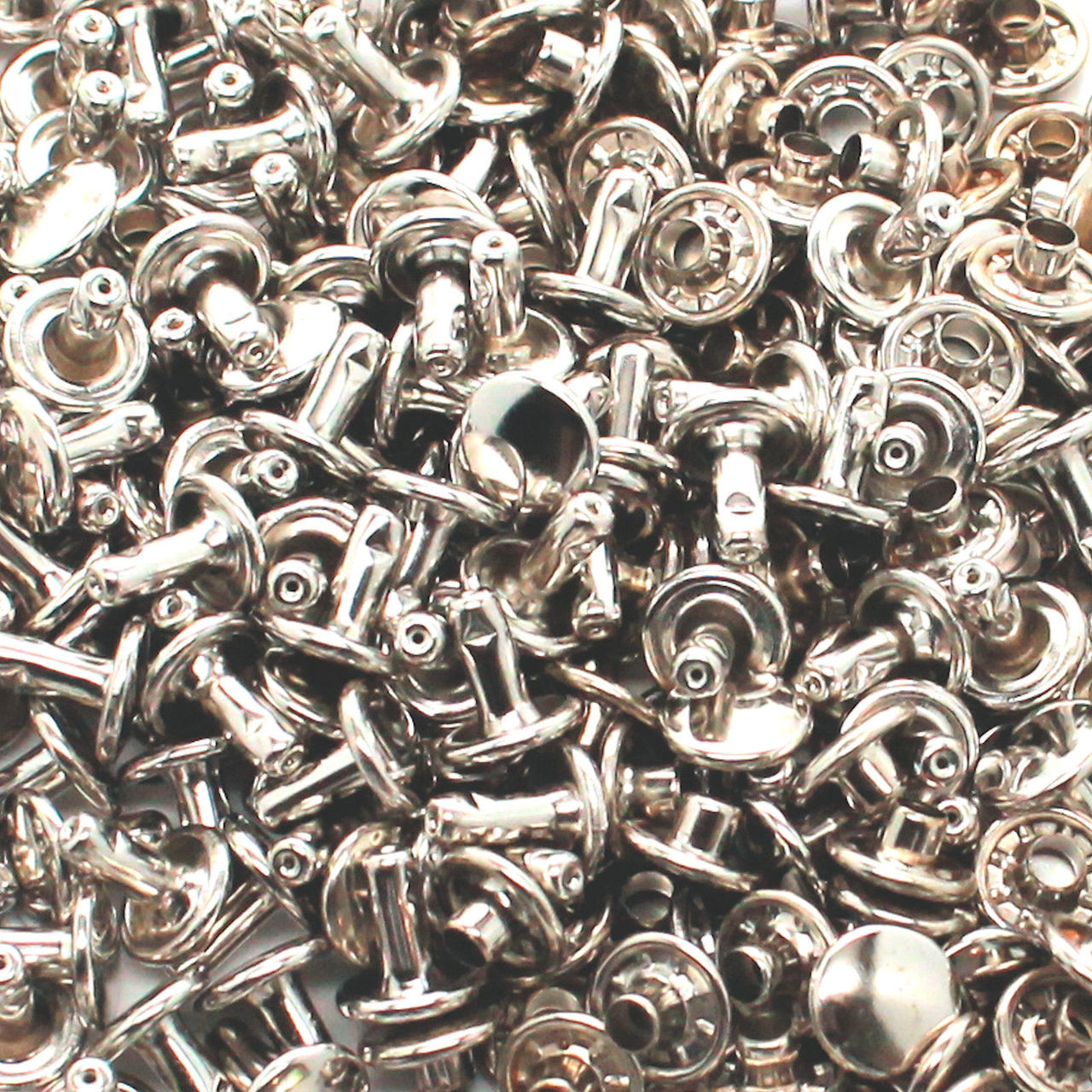 Nickel Large Double Cap Rivets 100 Pack 1375-12 - Stecksstore