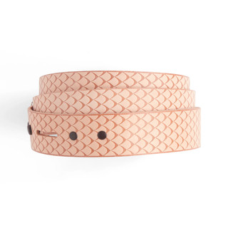 Scalloped Embossed Belt Blank 1-1/2" Unsized Ready to Finish 4553-00 ...