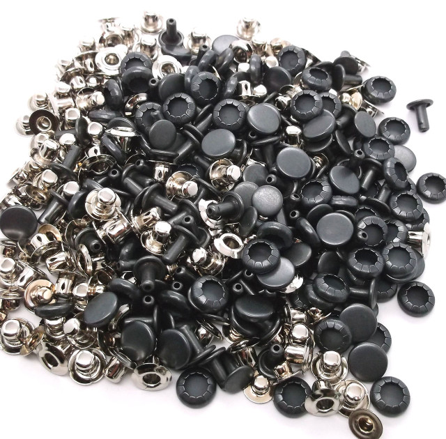 Segma Snap Fasteners All Purpose Line 16 Black 100 Pack 1250-11 ...