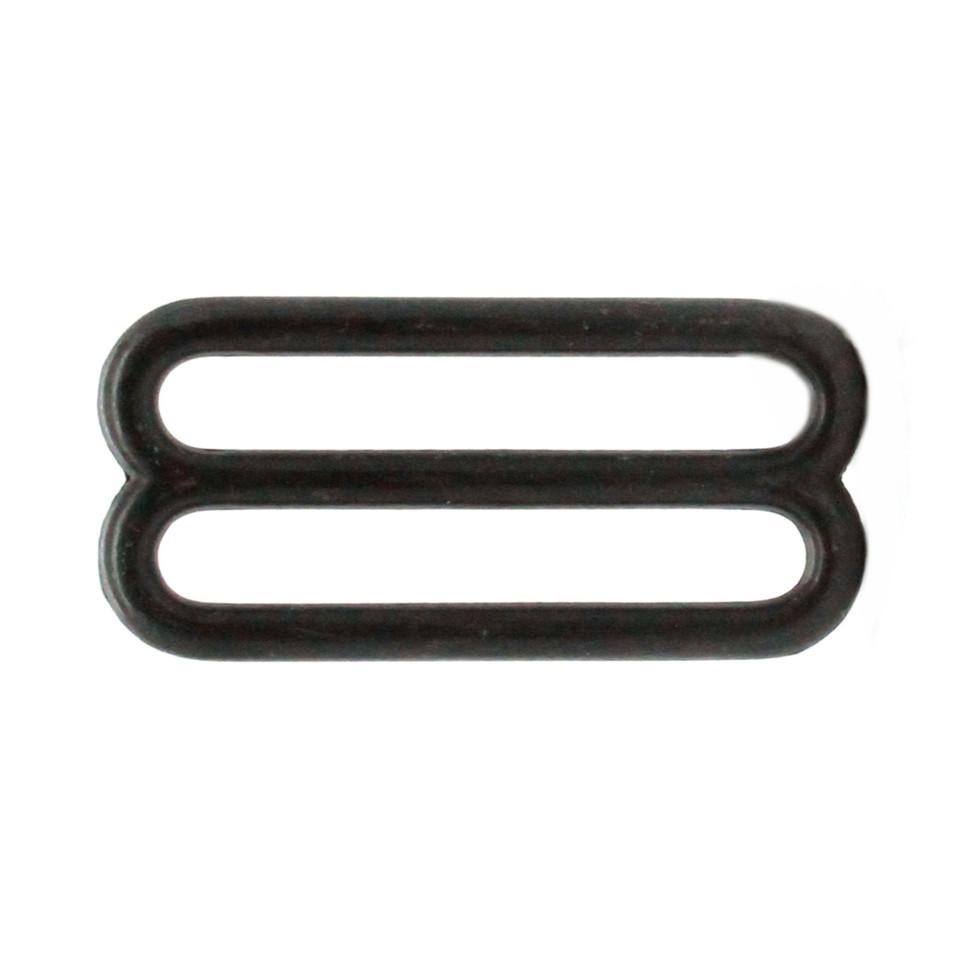 Double Loop Metal Strap Adjuster 1.5 Inch Black 20112-13 - Stecksstore