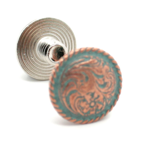 Chicago Screw Concho Copper Patina Plated 1/4" 10 Pack 3305-90 ...