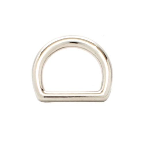 Solid Dee Ring Nickel Plated 1/2" 10 Pk DR0127-02 - Stecksstore